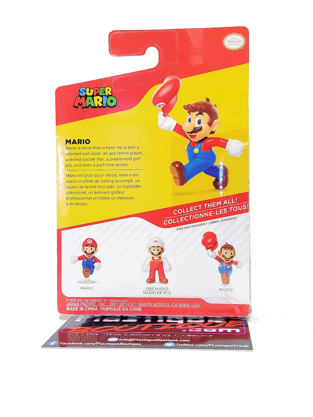 JAKKS Pacific Super Mario Brothers: Mario (Tipping Hat) *Sealed* – The ...