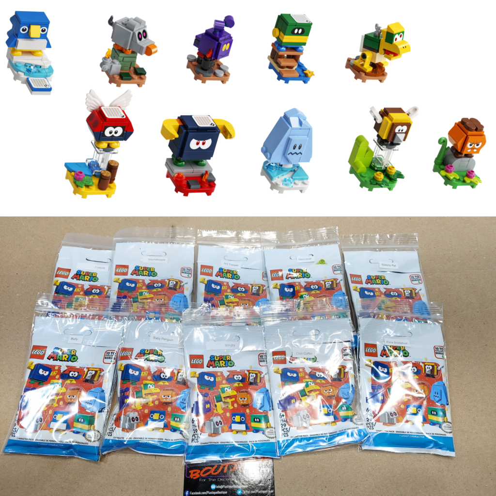 Lego Super Mario Series 4: Complete Set Of 10 Figures 71402 *Open ...