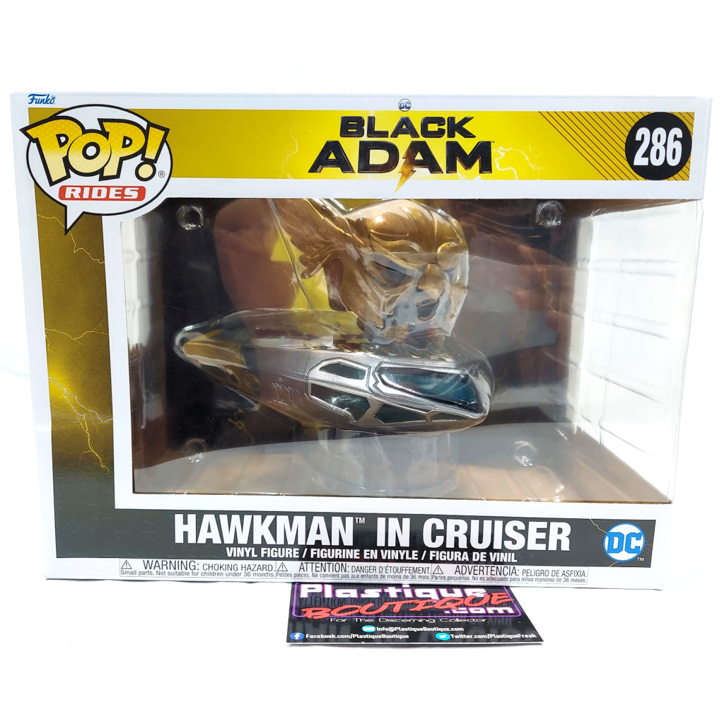 Funko Pop Rides DC Black Adam: Hawkman In Cruiser #286 *Unopened* – The ...