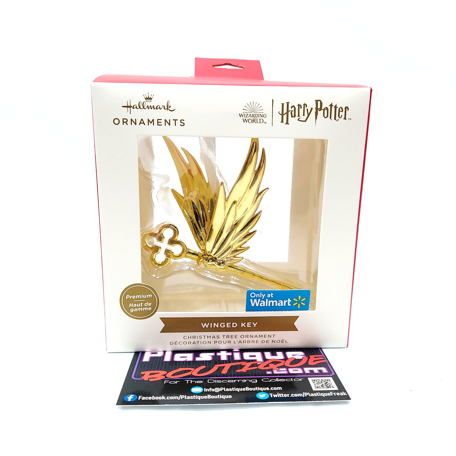 Hallmark Wizarding World: Harry Potter Winged Key Premium Ornament ...